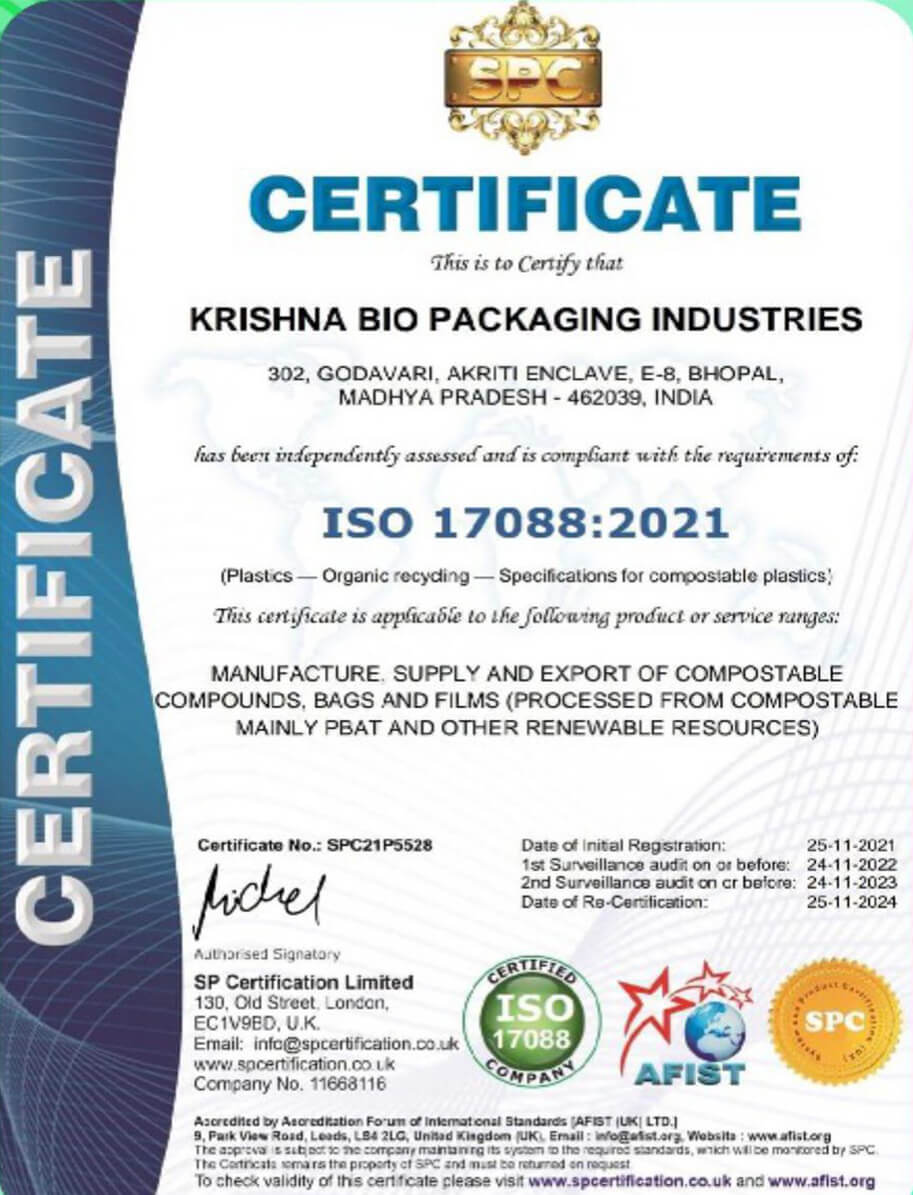 Krishna Bio Packaging Industries - Bhopal
